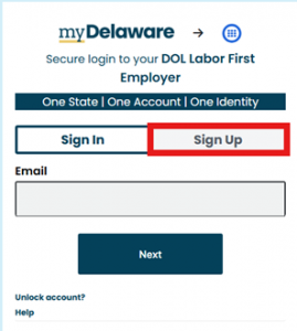 Create your My.Delaware Credentials - Delaware Department of Labor